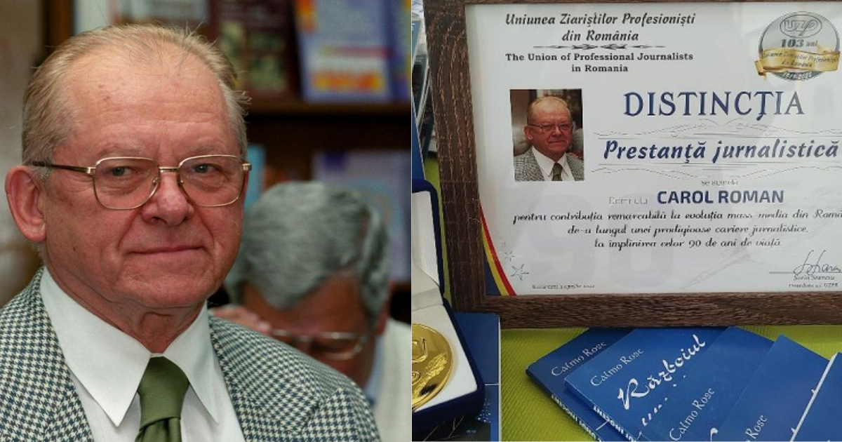 Carol Roman, decanul de vârstă al presei, a murit la vârsta de 90 de ...